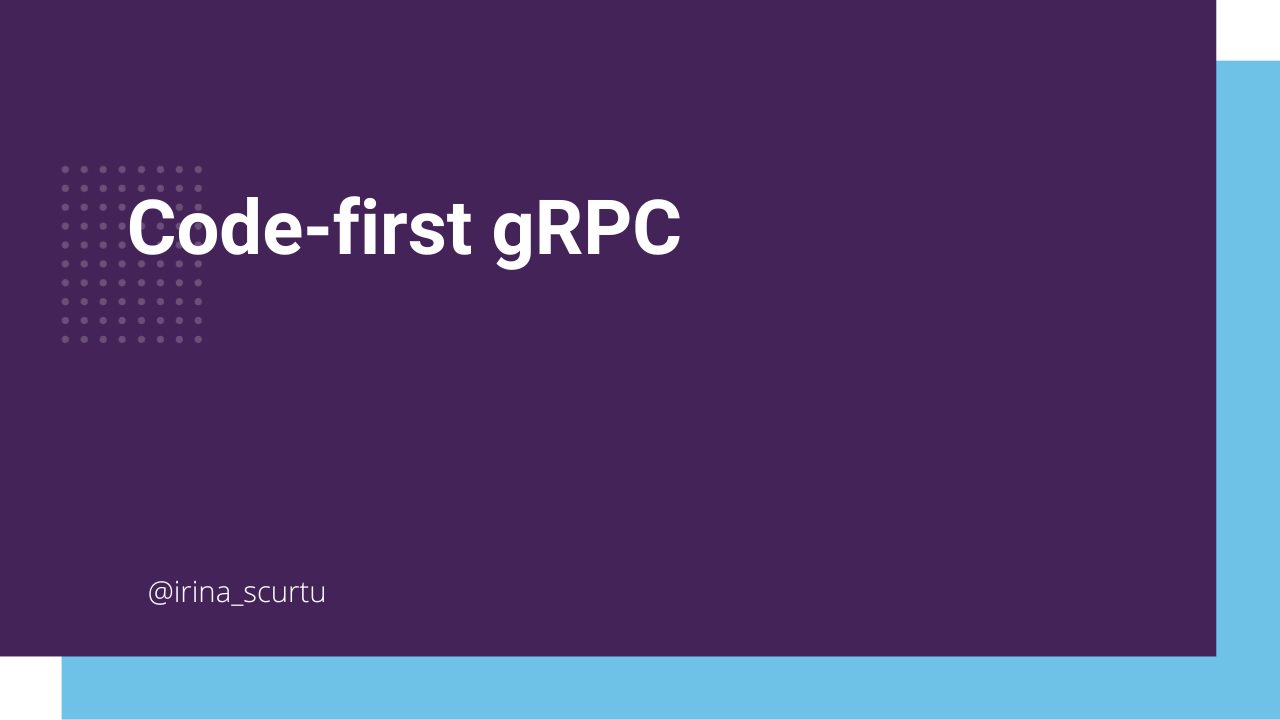 Code First Grpc